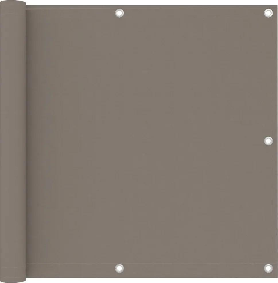 vidaXL Balkonová zástěna 90 x 500 cm 100% polyester oxford [134870] Barva: Bílo-modrá
