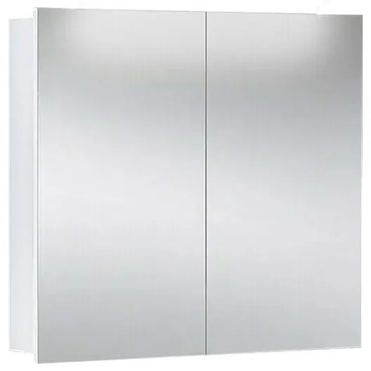 Camargue Orion Zrcadlová skříňka s LED osvětlením, 73 × 68 × 16 cm, bílá