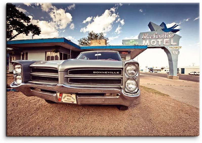 Malvis ® Obraz Americký motel Velikost: 150x100 cm