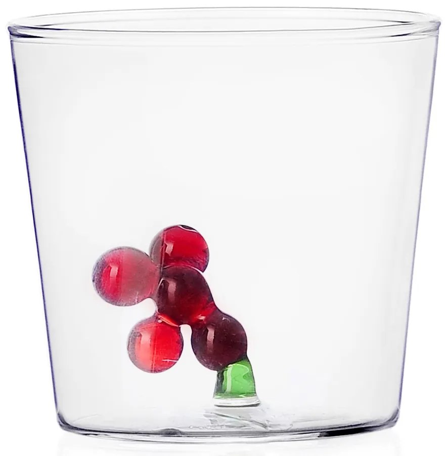 Ichendorf Milano designové sklenice na vodu Greenwood Red Berries Tumbler