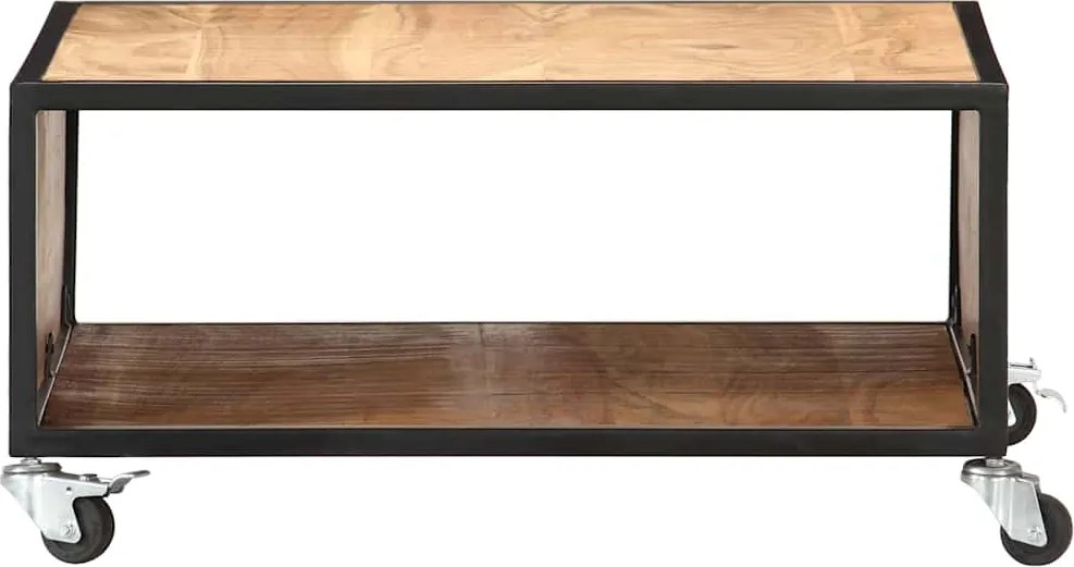 Konferenční stolek 70 x 70 x 32 cm masivní akáciové dřevo 247684