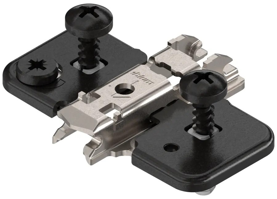 BLUM Podložka CLIP 0 mm křížová expando s excentrem onyx
