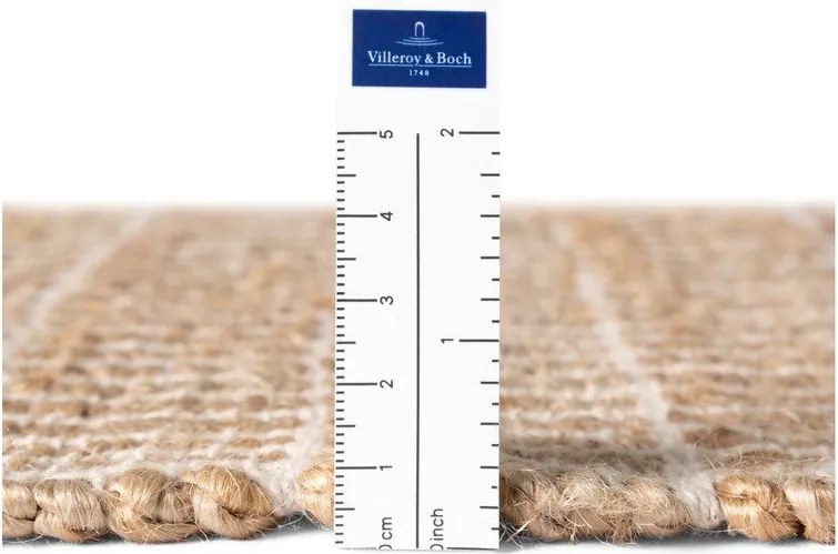 Oboustranný/ručně tkaný běhoun s příměsí juty v přírodní barvě 80x200 cm Birka – Villeroy&amp;Boch
