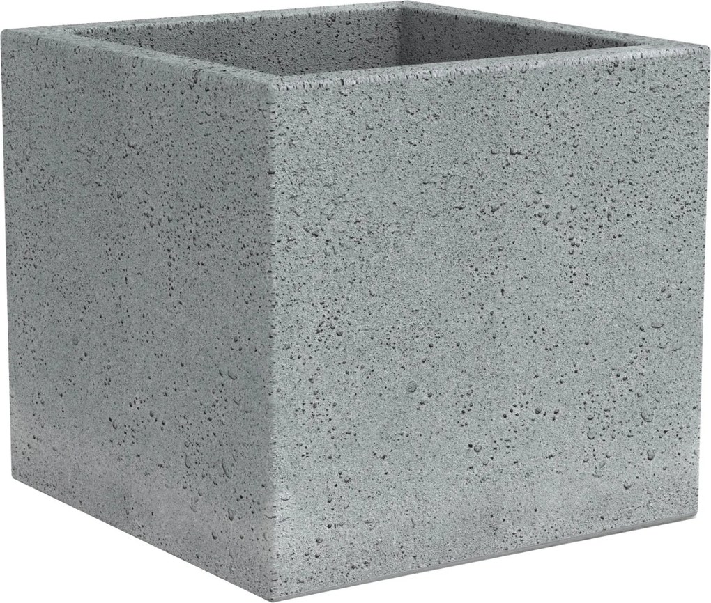 Scheurich Květináč C-Cube 240 pr. 38 cm Stony Grey