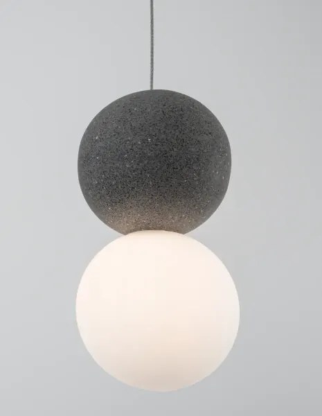 Moderní lustr Zero 10 světlá šedá