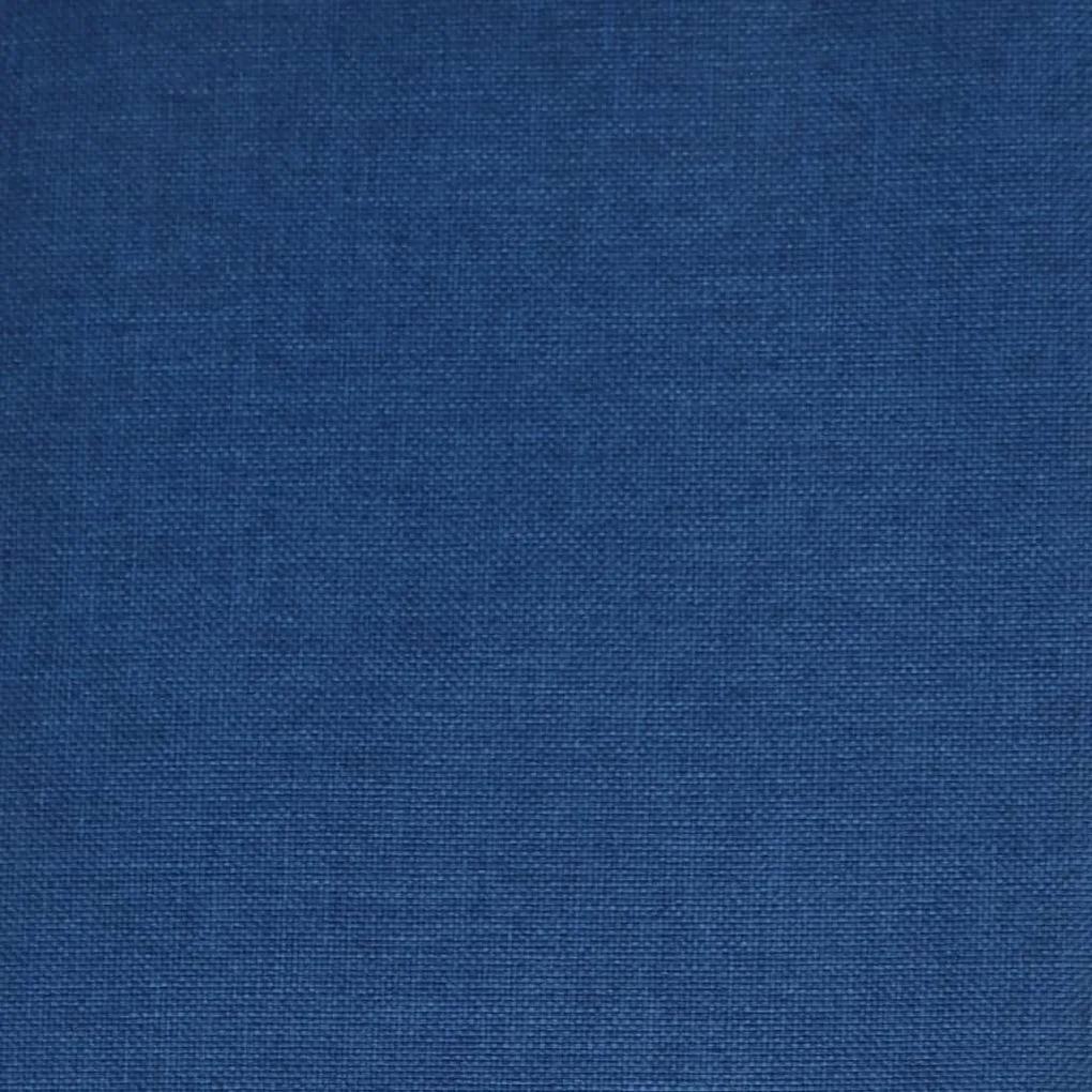 Otočné jídelní židle 6 ks modré textil,  3086795