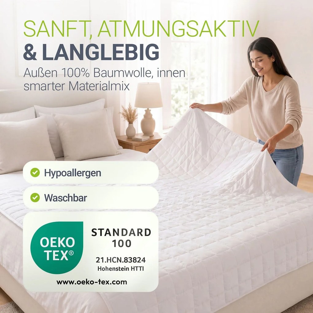 Juskys Zátěžová přikrývka 135 × 200 cm Hmotnost: 9 kg