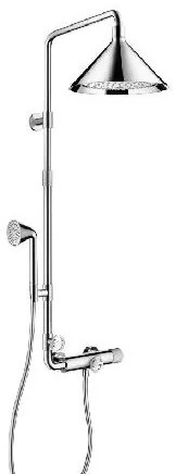 Axor Showerpipe Front - Showerpipe 28 cm 2jet, termostatická sprchová baterie, chrom 26020000