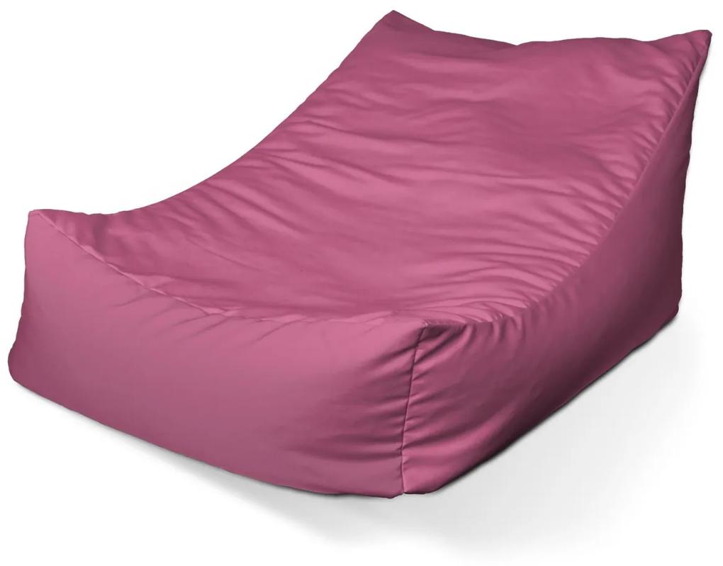 Sablio Sedací vak Lounge Azalkově růžová - 80 x 95 x 50 cm