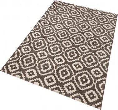 SCHÖNGEIST & PETERSEN, AKCE: 133x195 cm Kusový koberec Diamond 102438, béžová, hnědá, obývací pokoj