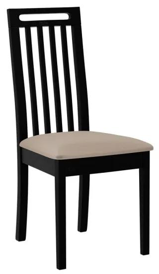 Čalouněná jídelní židle Heven X, Barva dřeva: černý, Potah: Kronos 7