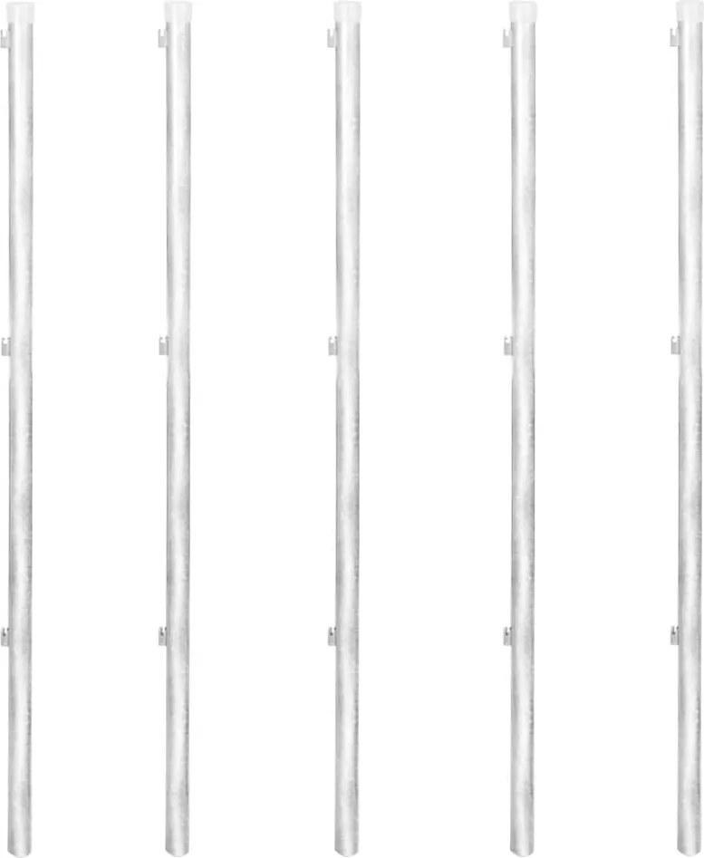 Drátěné pletivo se sloupky a kolíky pozinkovaná ocel 15 x 1,5 m 141505