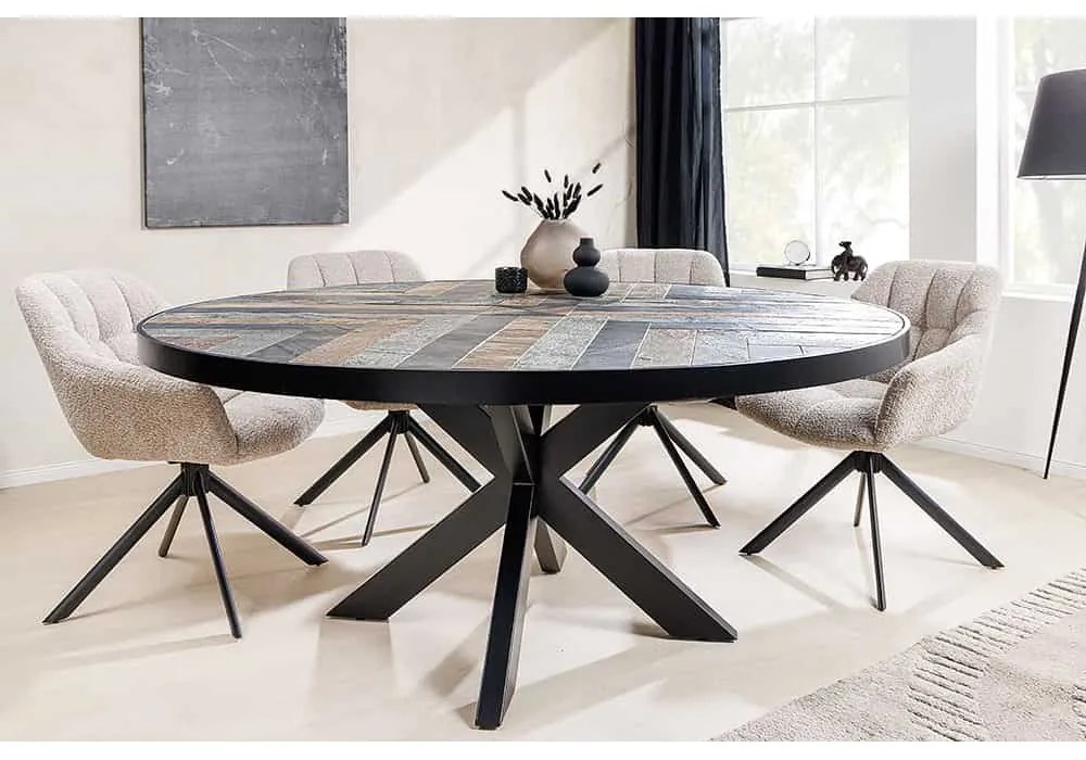 Massive home | Kulatý jídelní stůl MOUNTAIN SOUL 140cm