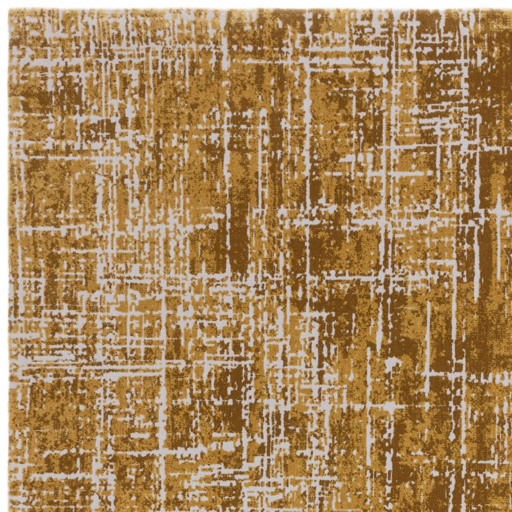 Tribeca Design Kusový koberec Zoom Abstract Gold Rozměry: 200x290 cm