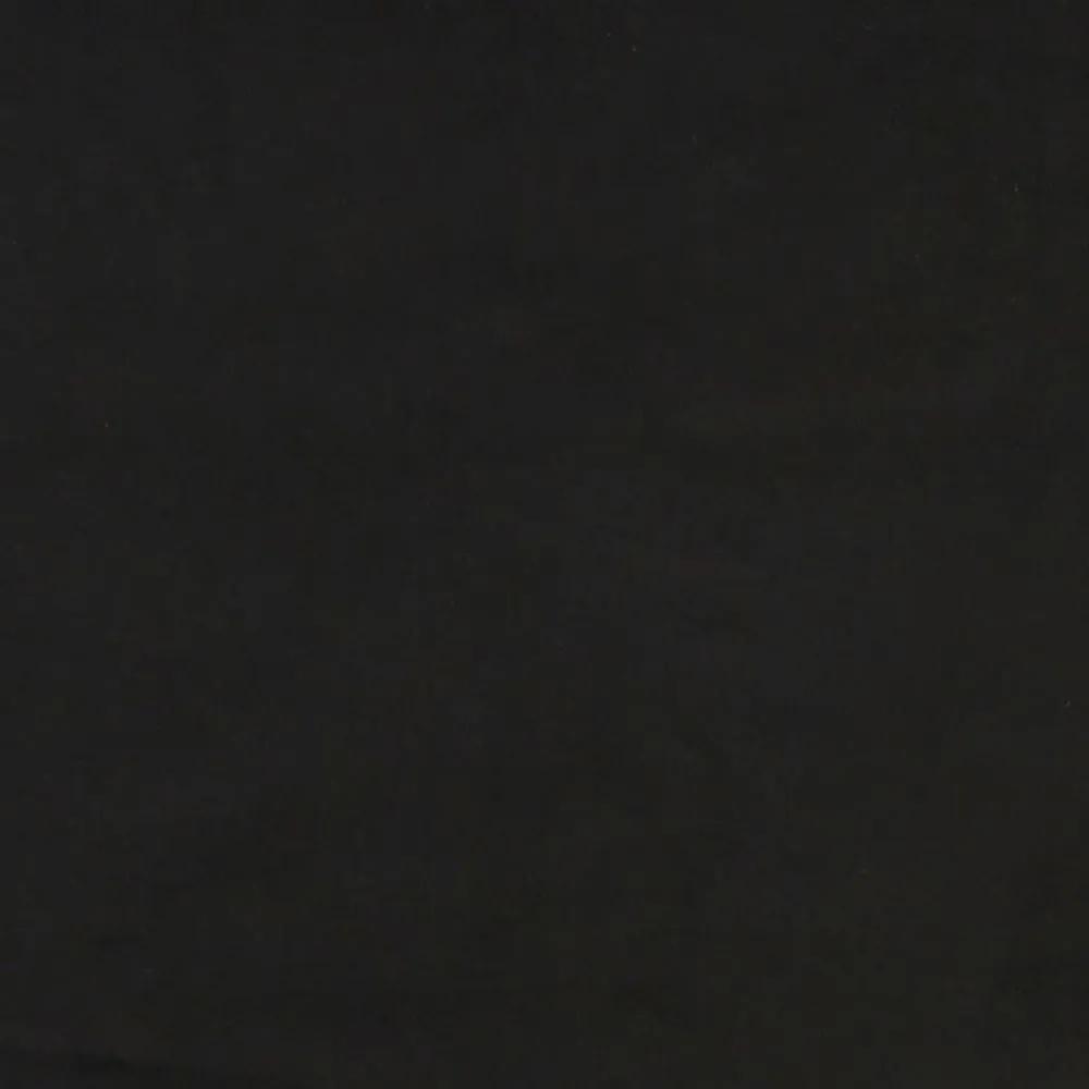 Petromila Taštičková matrace černá 100 x 200 x 20 cm samet