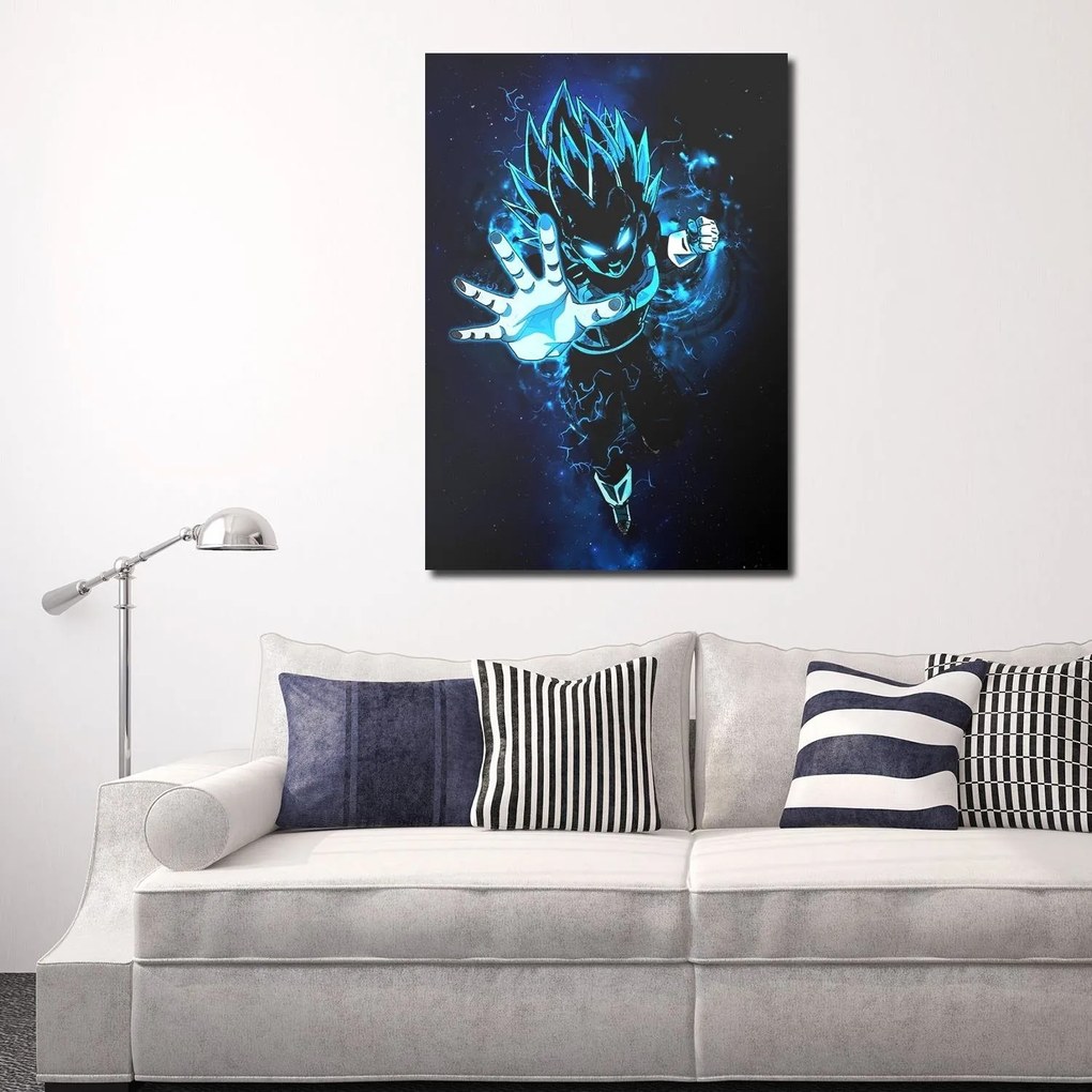 Gario Obraz na plátně Dragon Ball Vegeta modrá - SyanArt Rozměry: 80 x 120 cm