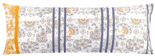 Bellatex POVLAK na relaxační polštář Šedá,Oranžová rozměr 45x120 cm
