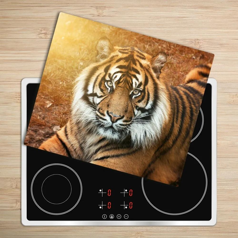 Skleněná krájecí deska Bengálský tygr