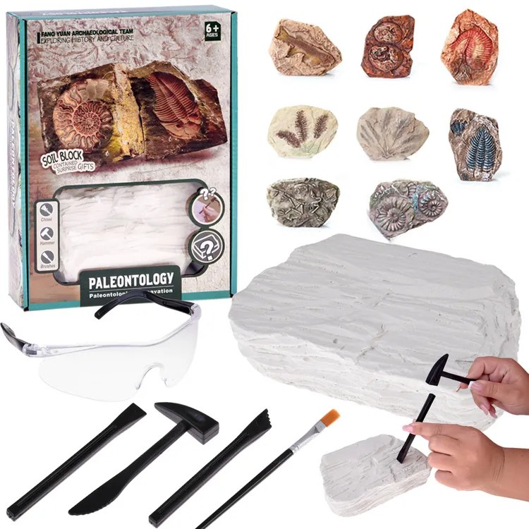 JOKO Archeologický set pro děti Vykop překvapení se zkamenělinami
