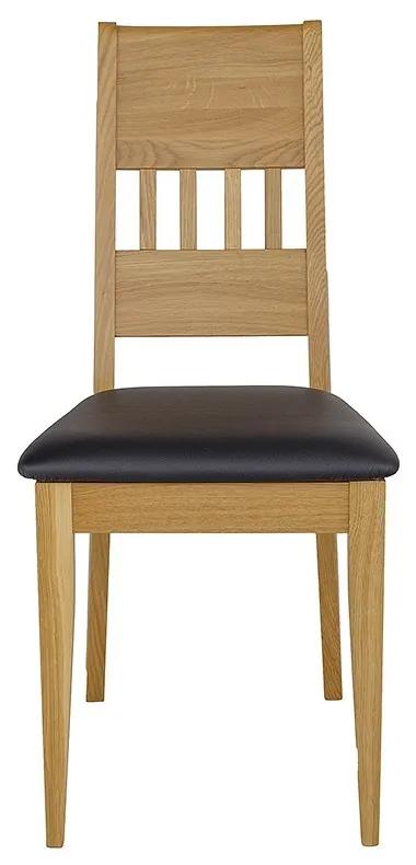 Drewmax Jídelní židle KT375 masiv dub gray Atos 130