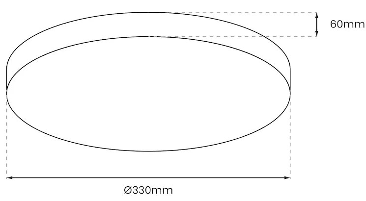 Stropní LED svítidlo Maya, 1x LED 13w, 4000k, b