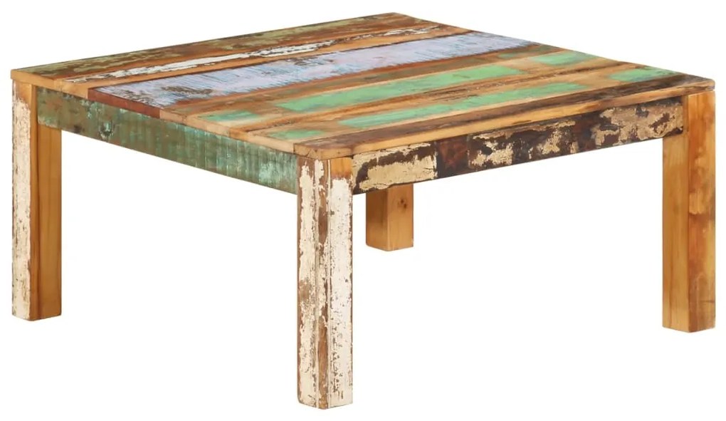 Konferenční stolek 80 x 80 x 40 cm masivní recyklované dřevo - Default Title