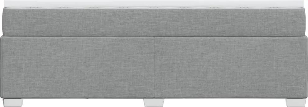 vidaXL Box spring postel s matrací 140x200 cm textil [3285137] Barva: taupe