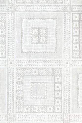 Ubrus PVC čtverce bílé metráž, šířka 140 cm, IMPOL TRADE