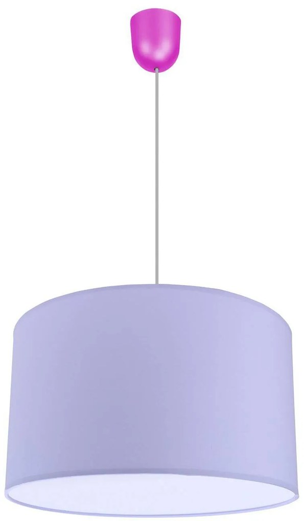 Závěsné svítidlo INDIGO, 1x textilní stínítko (výběr z 10 barev), (výběr ze 4 barev konstrukce)