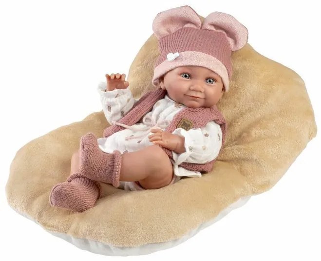 Llorens 73816 new born holčička - realistické miminko s celovinylovým tělem - 40 cm