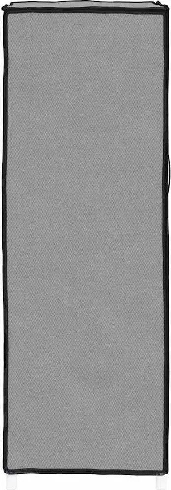 Botník šedý 60 x 28 x 90 cm textil 337262
