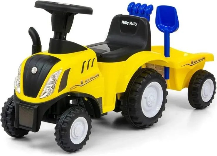 Odrážedlo NEW HOLLAND T7 TRAKTOR Milly Mally žluté