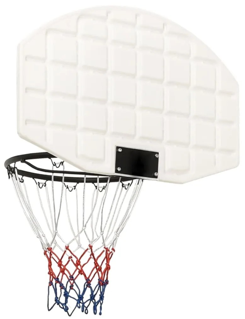 Basketbalový koš bílý 71x45x2 cm polyethylen - Default Title