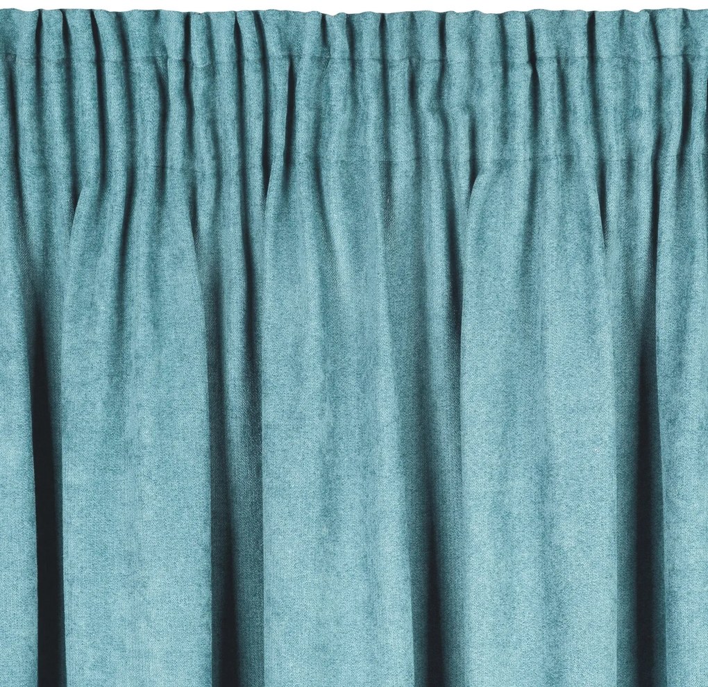 ZATEMŇOVACÍ ZÁVĚS NA PÁSCE AMAYA 140X250 CM TMAVÁ MENTOLOVÁ