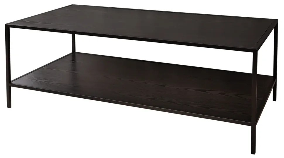 Massive home | Konferenční stolek SLIM LINE 120 CM vzhled černý jasan