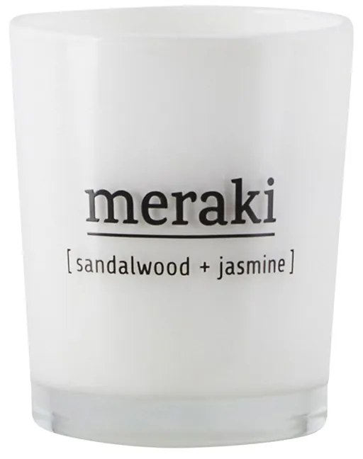 Vonná svíčka Sandalwood&Jasmine 6,7cm Meraki