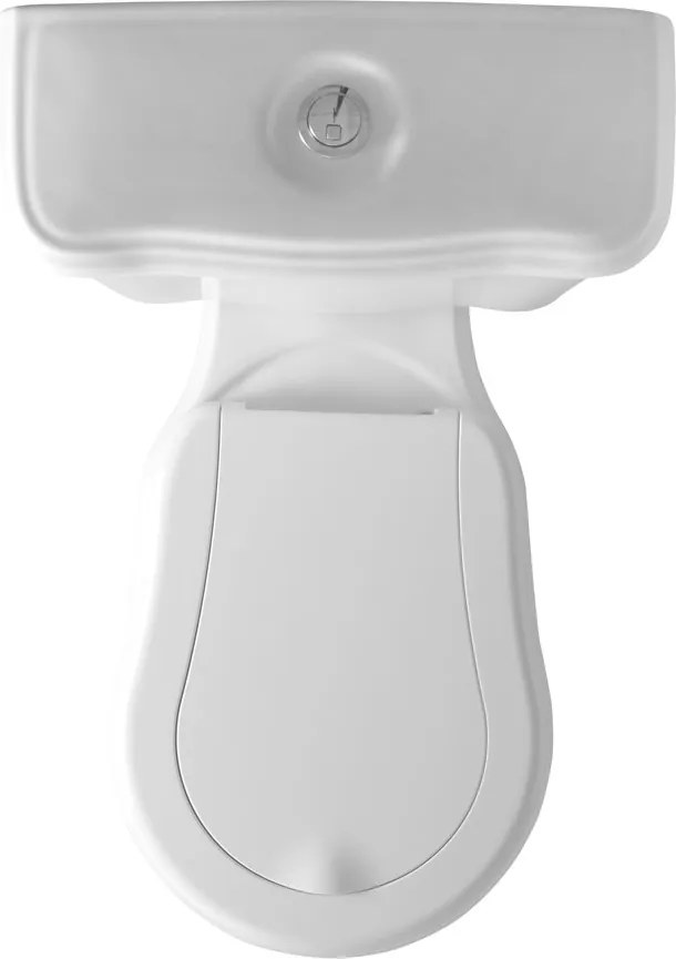 Kerasan Kerasan, RETRO WC kombi, spodní odpad, bílá-bronz, WCSET13-RETRO-SO