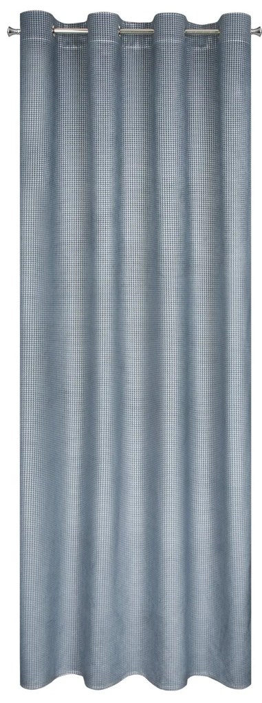 ZATEMŇOVACÍ ZÁVĚS NA KROUŽCÍCH DARCY 140X250 CM MODRÁ