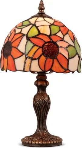BRILAGI - Tiffany vitrážová stolní lampa SUNFLOWER 1xE27/60W/230V