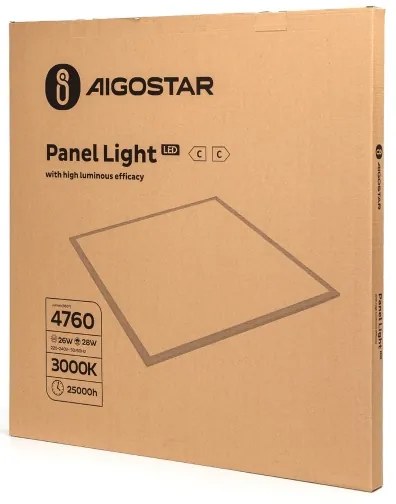 Aigostar - LED Podhledový panel LED/28W/230V 62x62 cm 3000K
