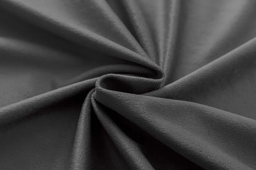Zatemňovací závěs DREAM VELVET 140x250 cm, tmavě šedý Zavěšení: Kovové kroužky