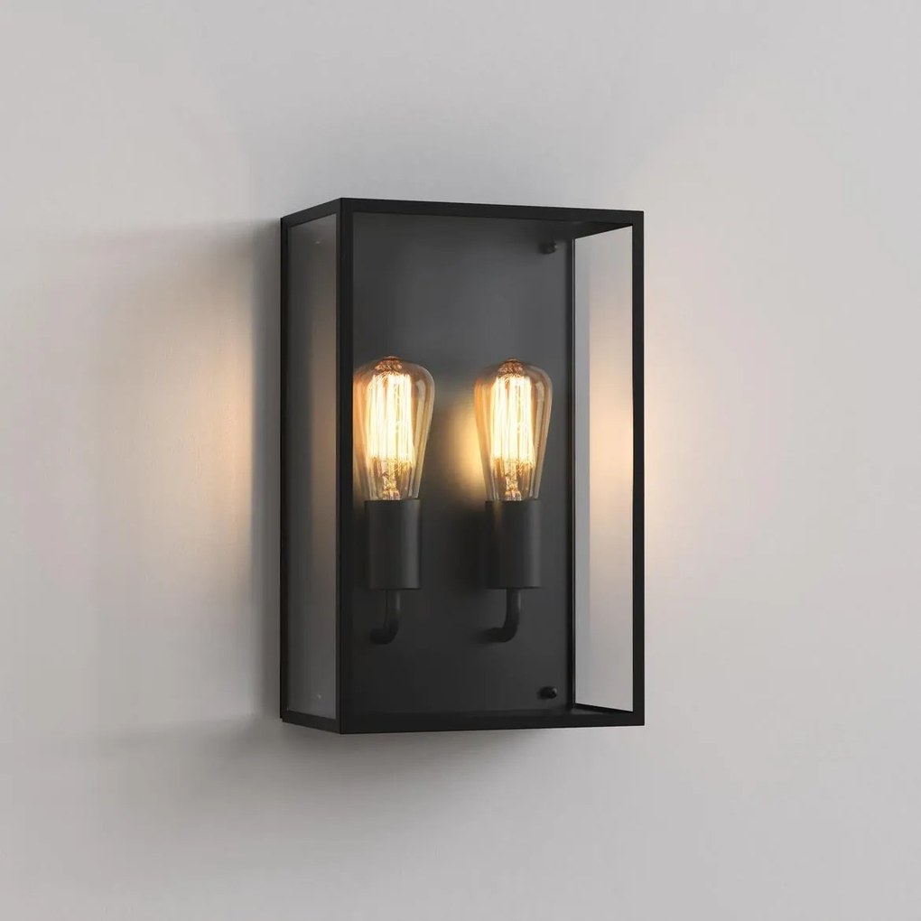 AST 1183027 Venkovní nástěnné svítidlo Messina Twin 2x12W E27 černá - ASTRO Lighting