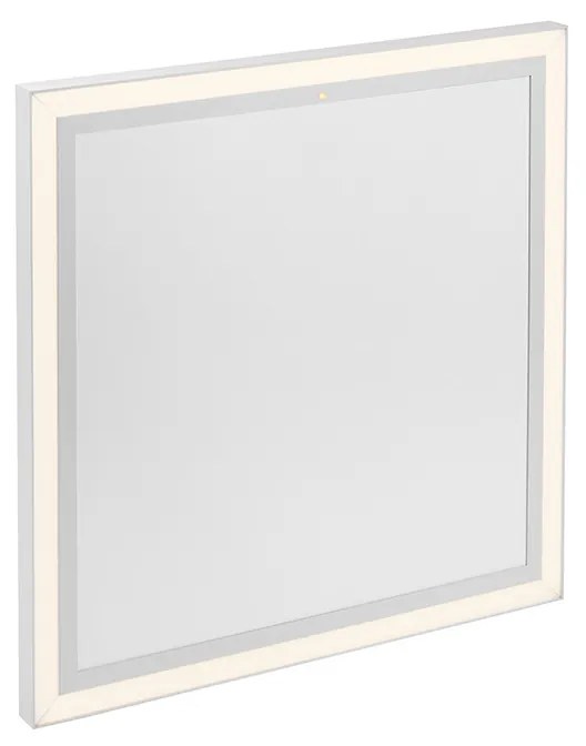 Stropní topný panel bílý 60 cm včetně LED s dálkovým ovládáním - Nelia