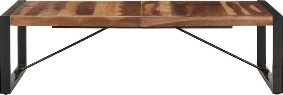 Konferenční stolek 140 x 70 x 40 cm masivní dřevo 321586