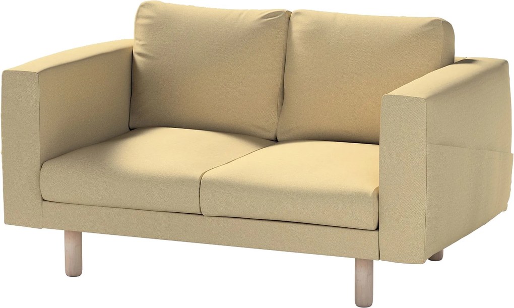Potah na pohovku IKEA Norsborg 2-místná barva zelená látka pletený vzor
