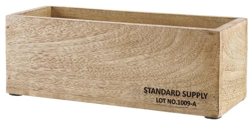 Butlers STANDARD SUPPLY Dřevěná bedýnka 28 cm