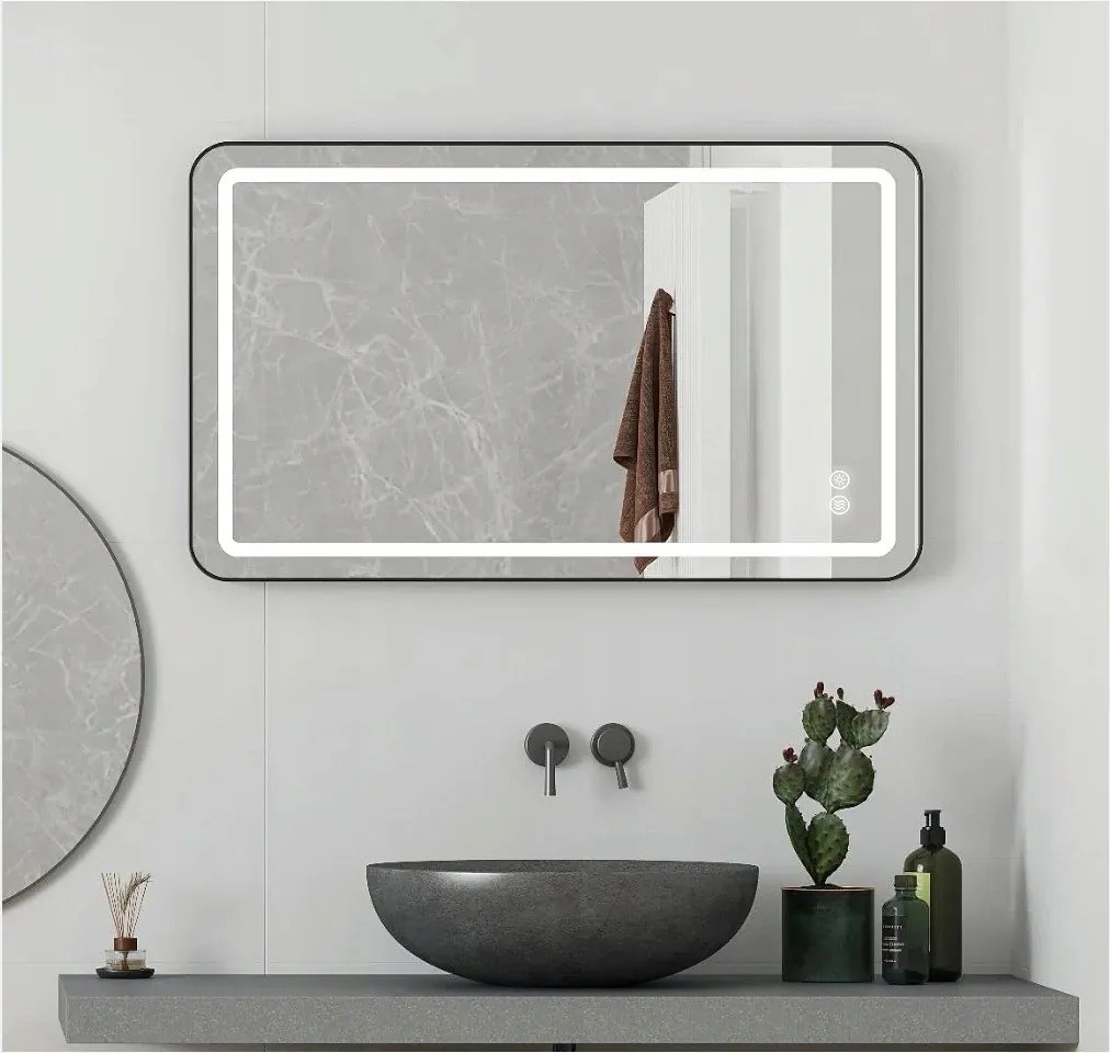 LED zrcadlo 60x80 cm