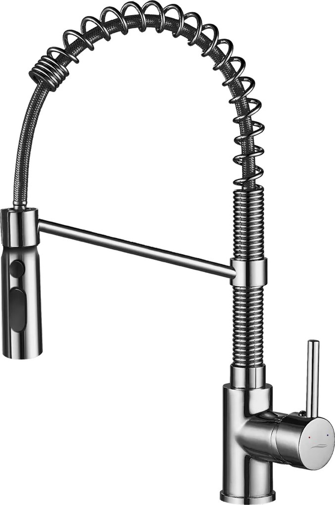 Kuchinox Serpen, vysoká dřezová baterie, chromová, LAV-BKP_06SD