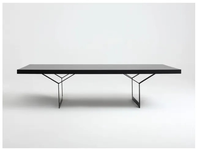 Černý konferenční stolek Custom Form Longo