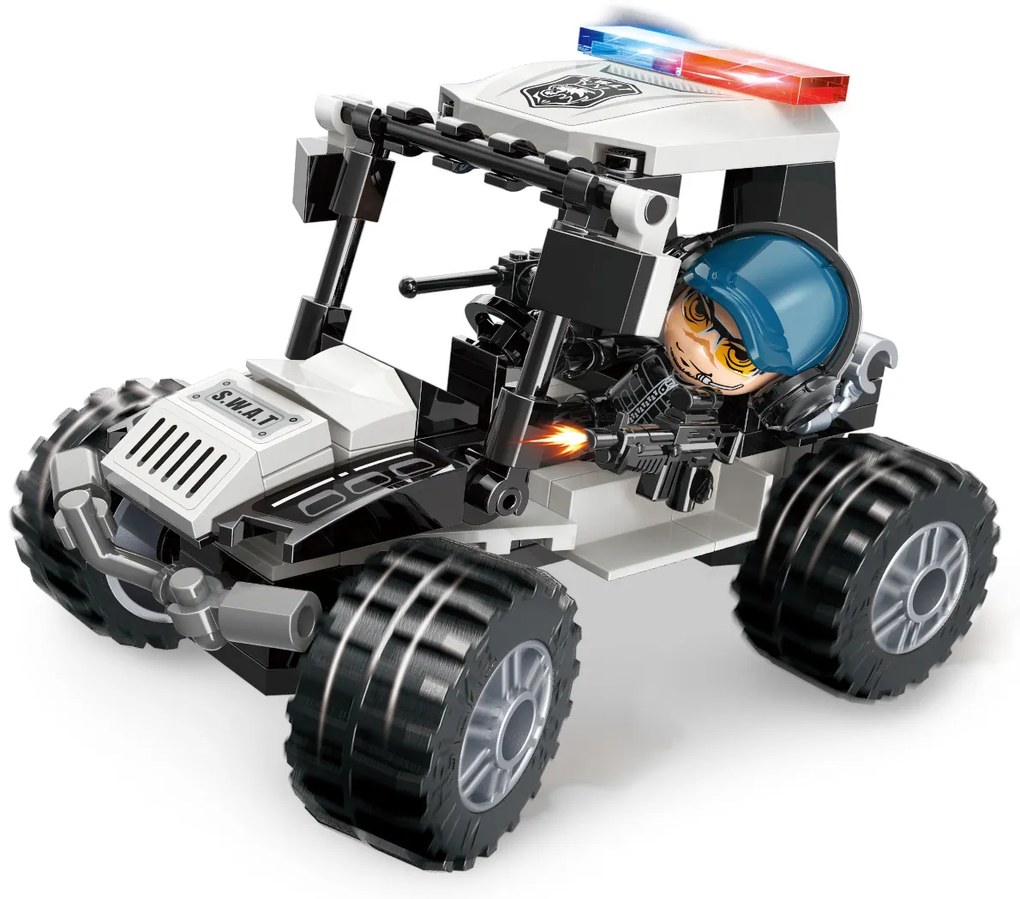 Qman Mine City Police W11011-4 Policejní džíp